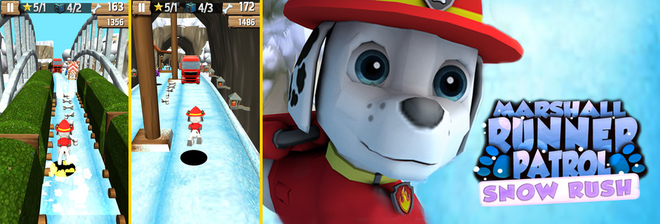 Marshall runner patrol: Snow rush | Orange Caraïbe, Téléphonie mobile ...